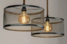 Závěsné designové industriální svítidlo nad jídelní stůl Divornno