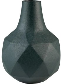 Tmavě zelená kovová váza ZUIVER BLOOM 16 cm