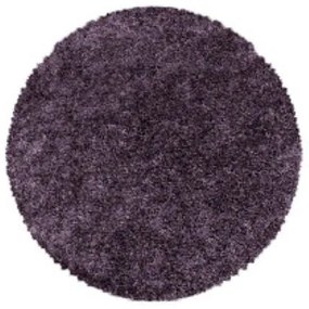Ayyildiz koberce Kusový koberec Sydney Shaggy 3000 violett kruh ROZMĚR: 120x120 (průměr) kruh