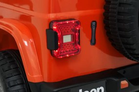 Elektrické autíčko Jeep Wrangler Rubicon LIFT oranžové