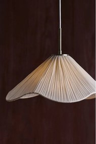 Krémové látkové závěsné svítidlo ø 50 cm Lunaria – Jotex
