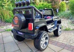LEAN CARS Elektrické autíčko Jeep S2388 černé 4x45W