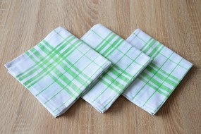 Jahu colection Bavlněná kuchyňská utěrka - zelená multipack Multipack: 20 kusů