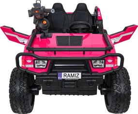 Ramiz Elektrická bugina PROSPECTOR STRONG pro děti růžová + pohon 4x4 + dálkové ovládání