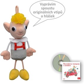 Plyšák hurvínek 22cm mluvící +cd