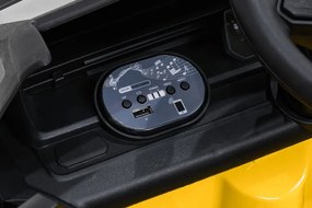 Elektrické autíčko Volkswagen ID BUZZ žluté