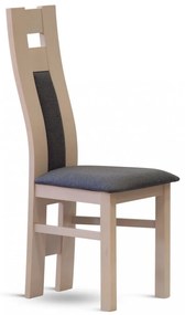 Jídelní židle TOSCA – masiv buk, nosnost 130 kg, více barev Dub sonoma + antracite 12