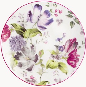 Sada dezertních talířů z porcelánu Madam, 12 dílů
