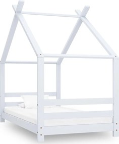 vidaXL Rám dětské postele masivní borovice 80 x 160 cm [289611] Barva: Bílá