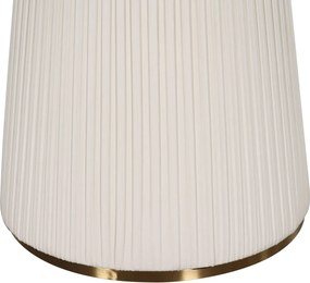 Jídelní stůl Modig 120 cm eko kůže ecru/mramor