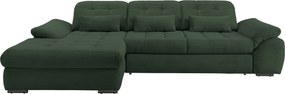XXXLutz ROHOVÁ SEDAČKA, textil, tmavě zelená Livetastic - Sedací soupravy - 002310018824