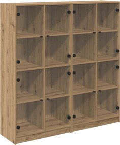Vysoký bufet 2 ks Artisanový dub 68 x 37 x 142 cm 3402645
