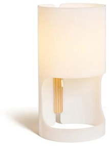 Nadčasová jednolitá stolní lampička Cilindre Rozměr: ø200 mm x 390 mm