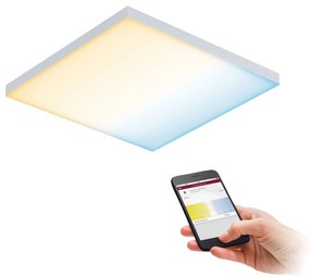Paulmann 79825 Velora, subtilní stropní LED panel bez rámečku, 10,5W LED 2700-6500K ZigBee, 30x30cm