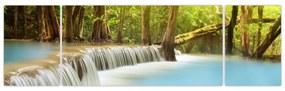 Obraz Huai Mae Kamin vodopádu v lese (170x50 cm)