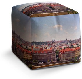 Sablio Taburet Cube Praha: 40x40x40 cm