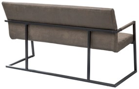 Designová lavice Maximiliano 160 cm vintage taupe