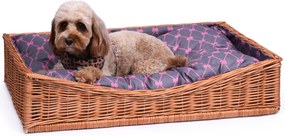 Pelíšek proutěný pro zvířata Sofa III. š.80 x hl.50 x v.10/18(cm)