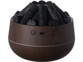 Verk Group Zvlhčovač vzduchu ognisko led usb ultrazvukový diffuzér pro domácnost a kancelář