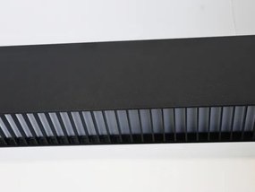 LED Lustr na lanku LED/55W/230V 3000/4000/6500K 120 cm černá