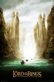 Plakát, Obraz - Pán Prstenů  Argonath, (61 x 91.5 cm)