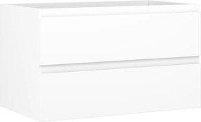 Mexen Orio, koupelnová skříňka 80 cm, 2 zásuvky, bílá matná, 91A10-08047-2-BFF01