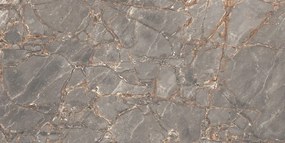 Mexen Rubble Šedý glazovaný rektifikovaný gres G1, dlaždice 120 x 60 cm, carving - TL401-120-060-02