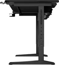 Genesis Holm Modular 120 RGB / Herní stůl / černý / D:120cm / Š:75cm /