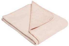 NEW BABY Dětská bavlněná deka New Baby 75 x 100 Růžová