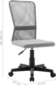 vidaXL Kancelářská židle 44 x 52 x 100 cm síťovina textil [289515] Barva: Černo-modrá