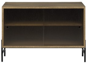 NORTHERN Skříňka Hifive Glass Storage, Smoked Oak, 75 cm / podstavec 15 cm