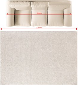Koberec Solaro linen grey 160x230 cm