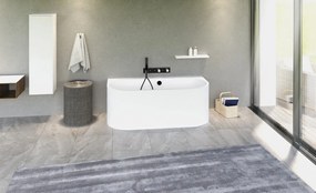 Polysan Astra DL Monolith vana asymetrická 160 x 75 cm levá akrylátová bílá 33611MDL