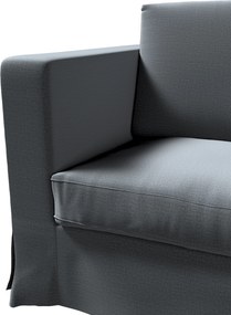 Potah na pohovku IKEA  Karlanda 3-místná nerozkládací, dlouhý barva šedá látka sametová