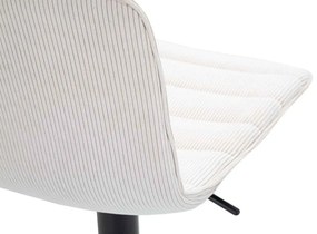 Designová barová otočná židle Camaxtli bílá