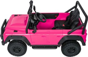 Elektrické autíčko Land Rover Defender 110 SVX růžové