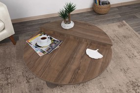 Hanah Home Konferenční stolek Podium - Walnut, Ořech