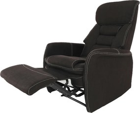 Relaxační křeslo, látka, KOMFY
