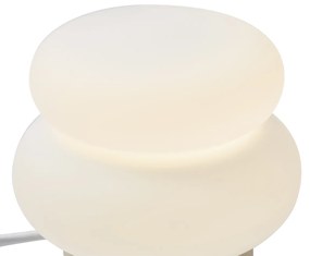 Japandi stolní lampa béžová s opálovým sklem 15 cm - Kumo