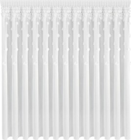ZÁCLONA NA PÁSCE DIANA3 350X270 CM BÍLÁ