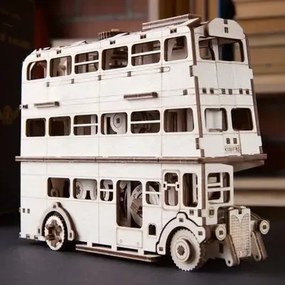 Ugears 3D dřevěné mechanické puzzle Harry Potter Rytířský autobus / od