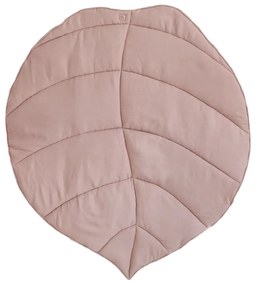OnaDnes -20% Moi Mili Pudrově růžová dětská hrací deka Leaf 120 x 110 cm