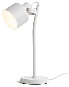 RENDL R13903 CELEIA stolní lampa, pracovní matná bílá matný nikl