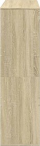 Dělicí stěna dub sonoma 100 x 33 x 115 cm kompozitní dřevo 3309548