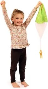 TEDDIES Svítící parašutista s padákem / Látka/plast / 2 barvy / na bat