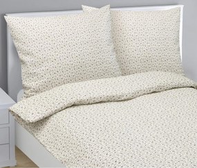 Povlečení krepové Béžová 80/432 - 140x200, 70x90 cm