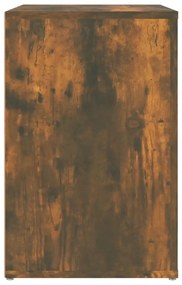 Botník kouřový dub 130 x 35 x 54 cm kompozitní dřevo - Default Title