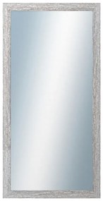 DANTIK - Zarámované zrcadlo - rozměr s rámem cca 50x100 cm z lišty RETRO šedá (2530)