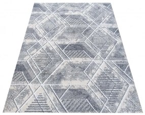 Dizajnový koberec s geometrickým vzorom