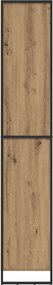 Vysoké skříně Umělecký dub 60 x 36 x 200 cm Kompozitní dřevo 3403033